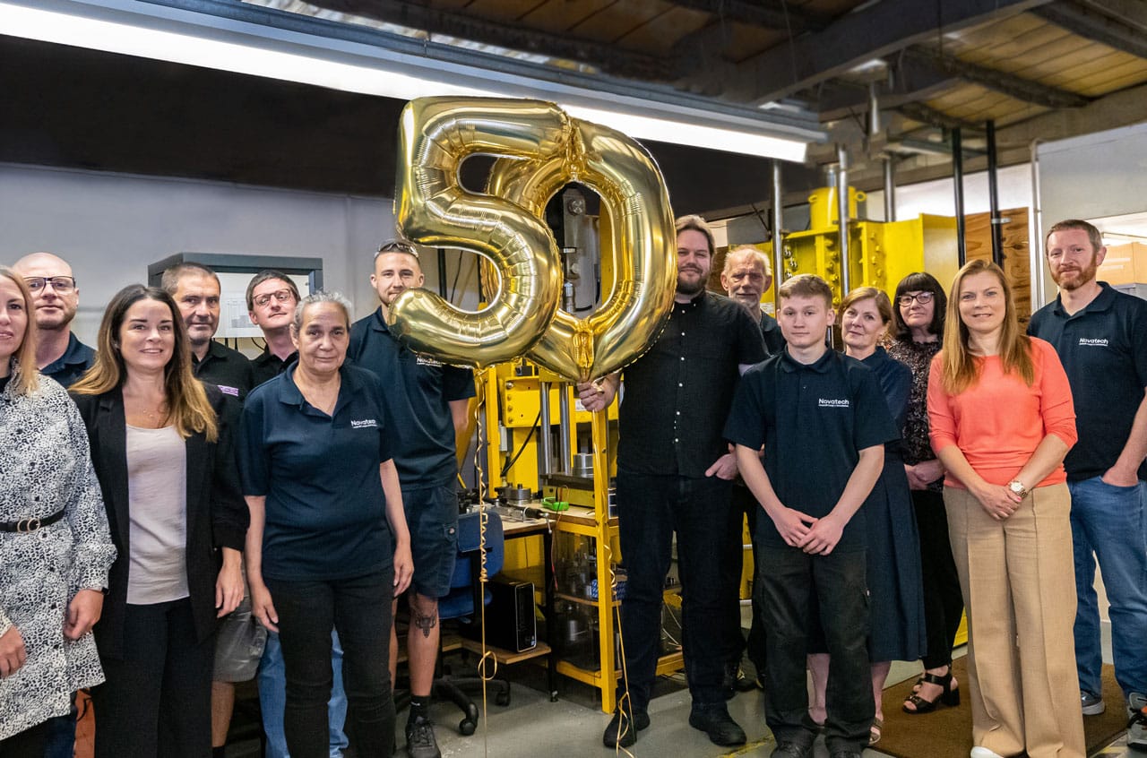Celebrating 50 years in business - Novatech